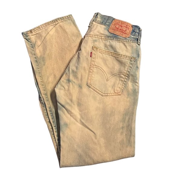 Levi's | Jeans | Levis 5 Button Fly Jeans 32x32 Bleached Straight Leg ...